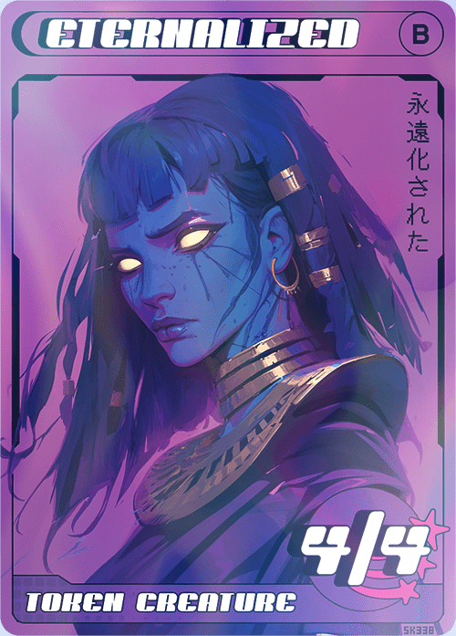 Eternalized foil magic mtg token – Alfies