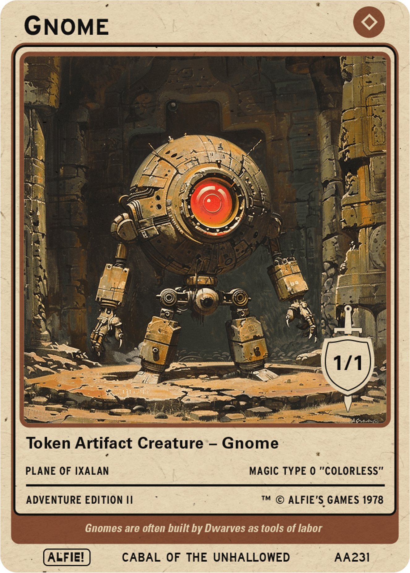 Gnome Token – Alfies