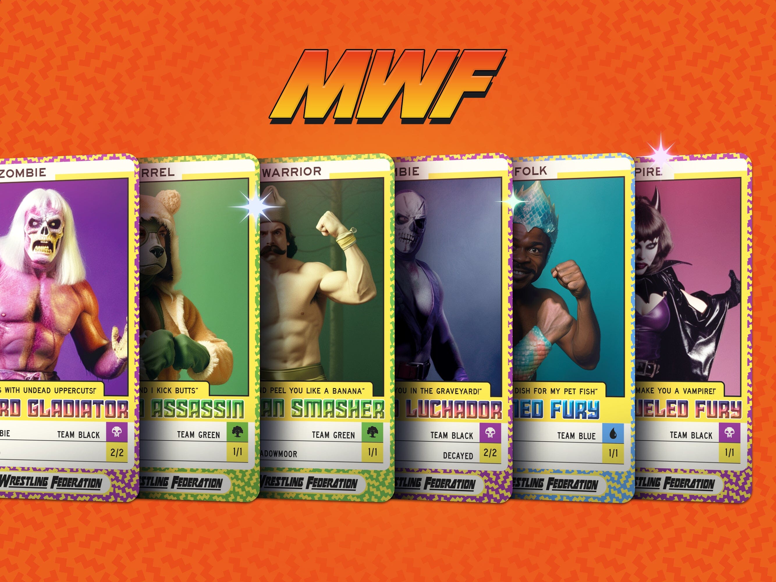 Multiverse Wrestling Federation Token Collection for Magic – Alfies