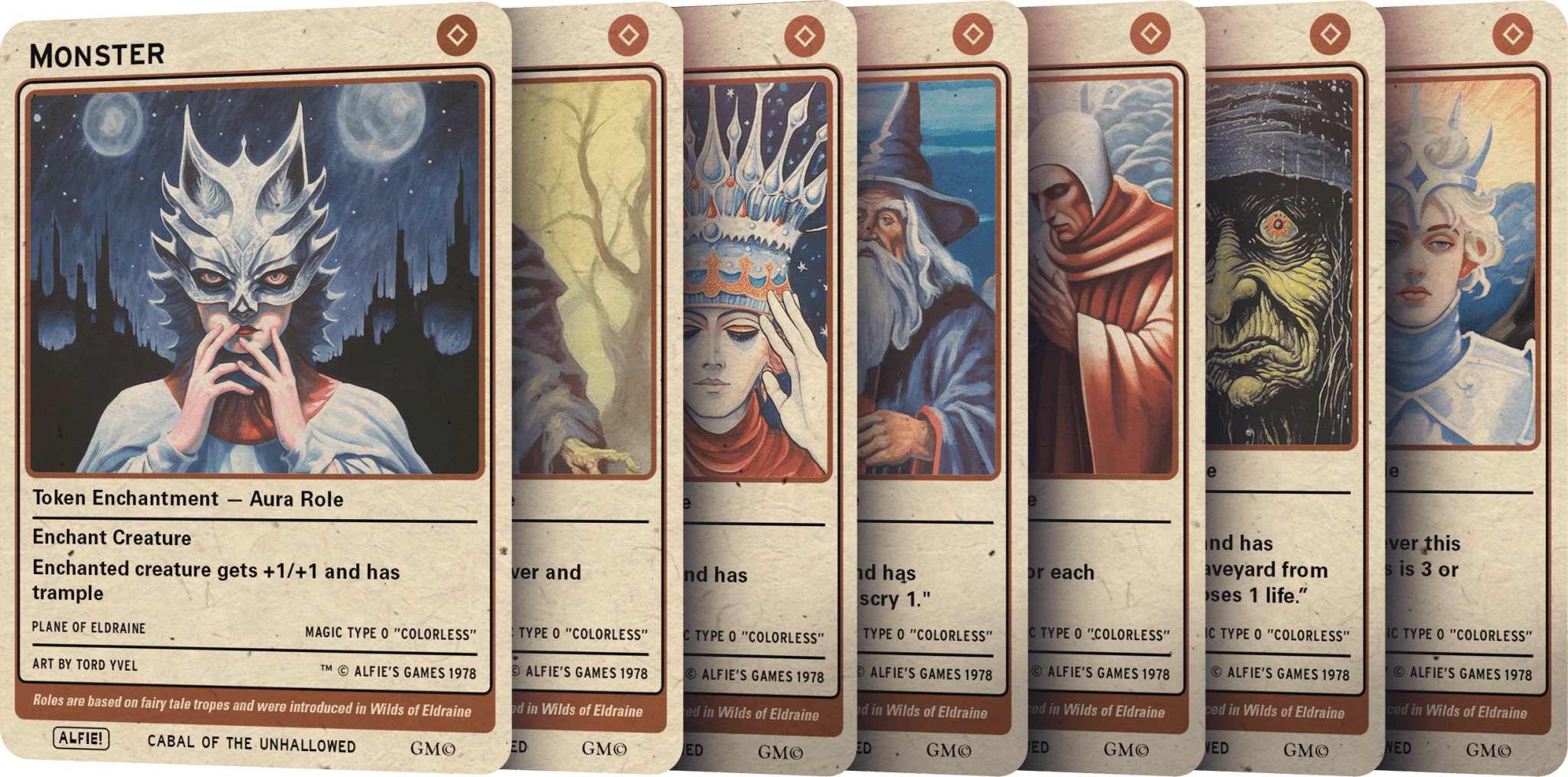 All 7 Roles Tokens Bundle for Magic – Alfies