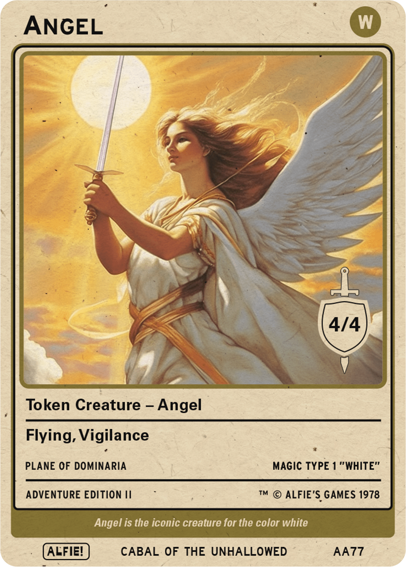 Angel 4/4 Token – Alfies