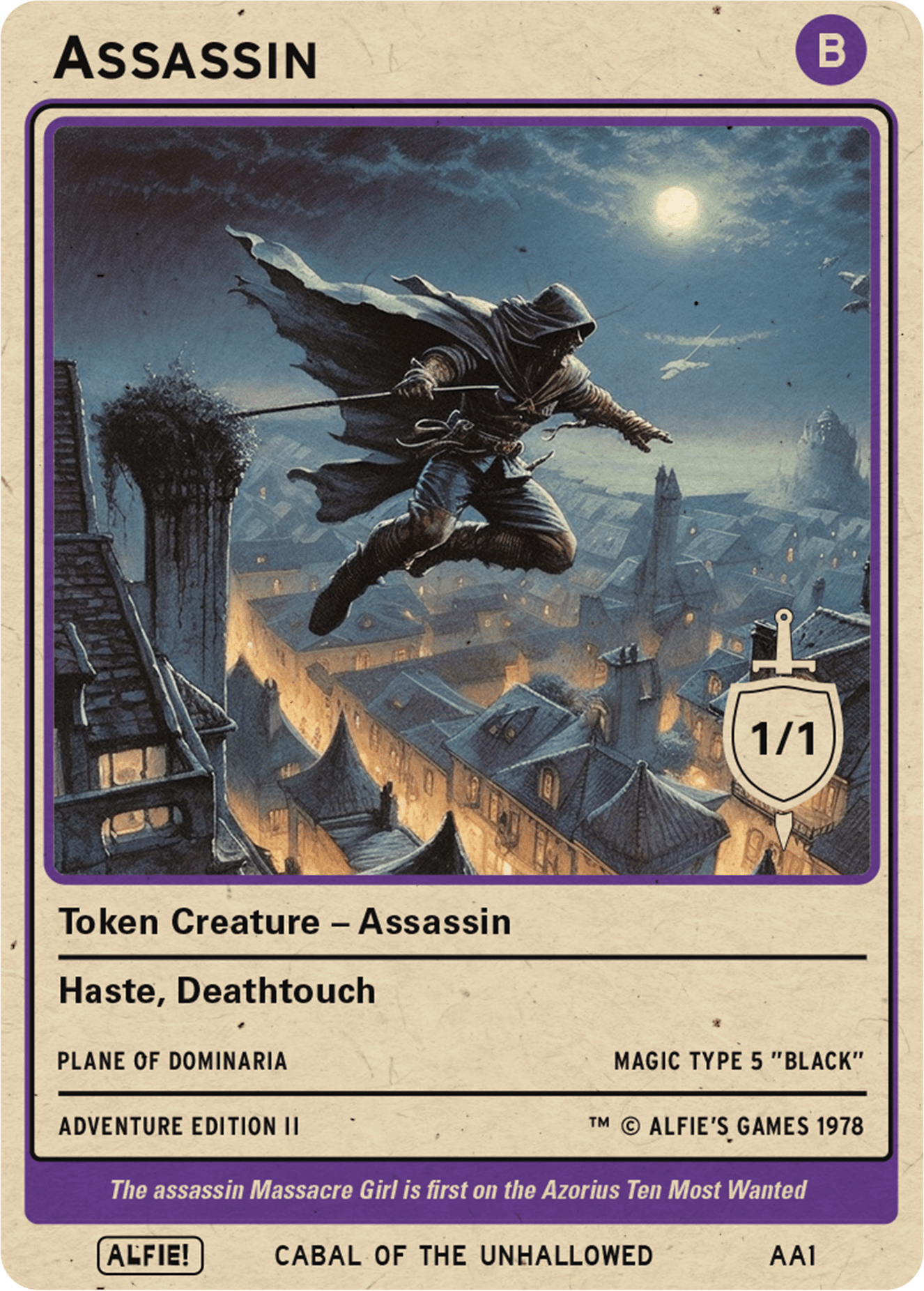 Assassin 1/1 Token – Alfies