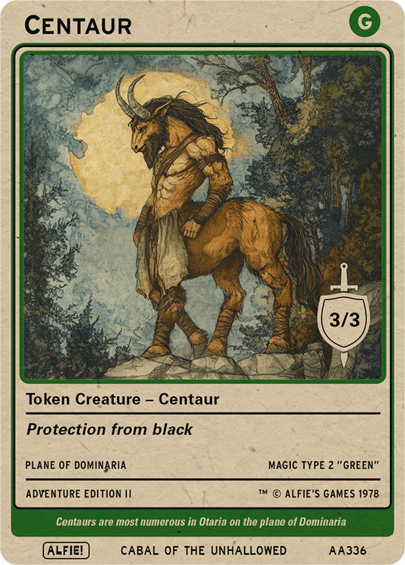 Centaur Token – Alfies