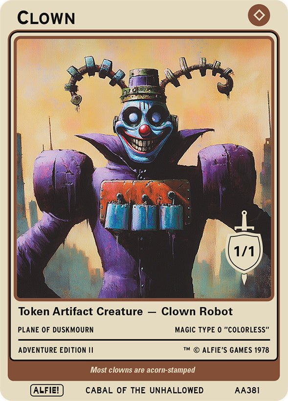 Clown Magic mtg Token – Alfies