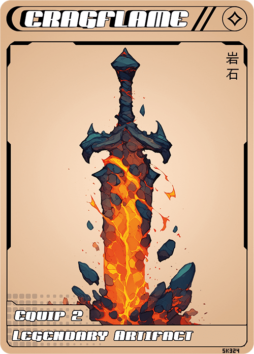 Cragflame magic mtg token – Alfies