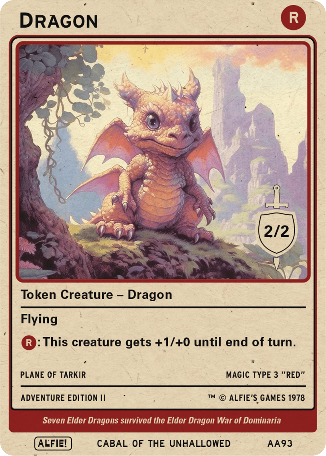Dragon 2/2 Token – Alfies