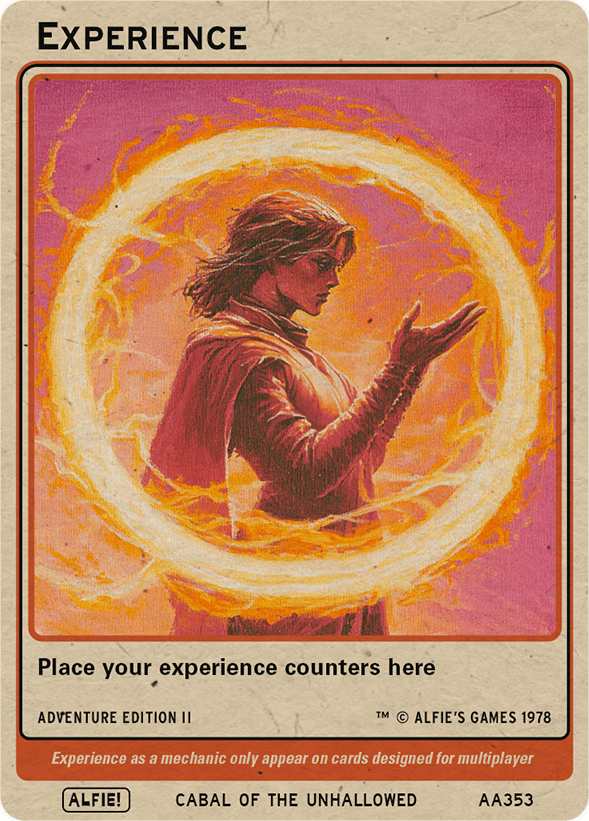 Experience Counter token Magic mtg | Custom Retro Style | Alfies!