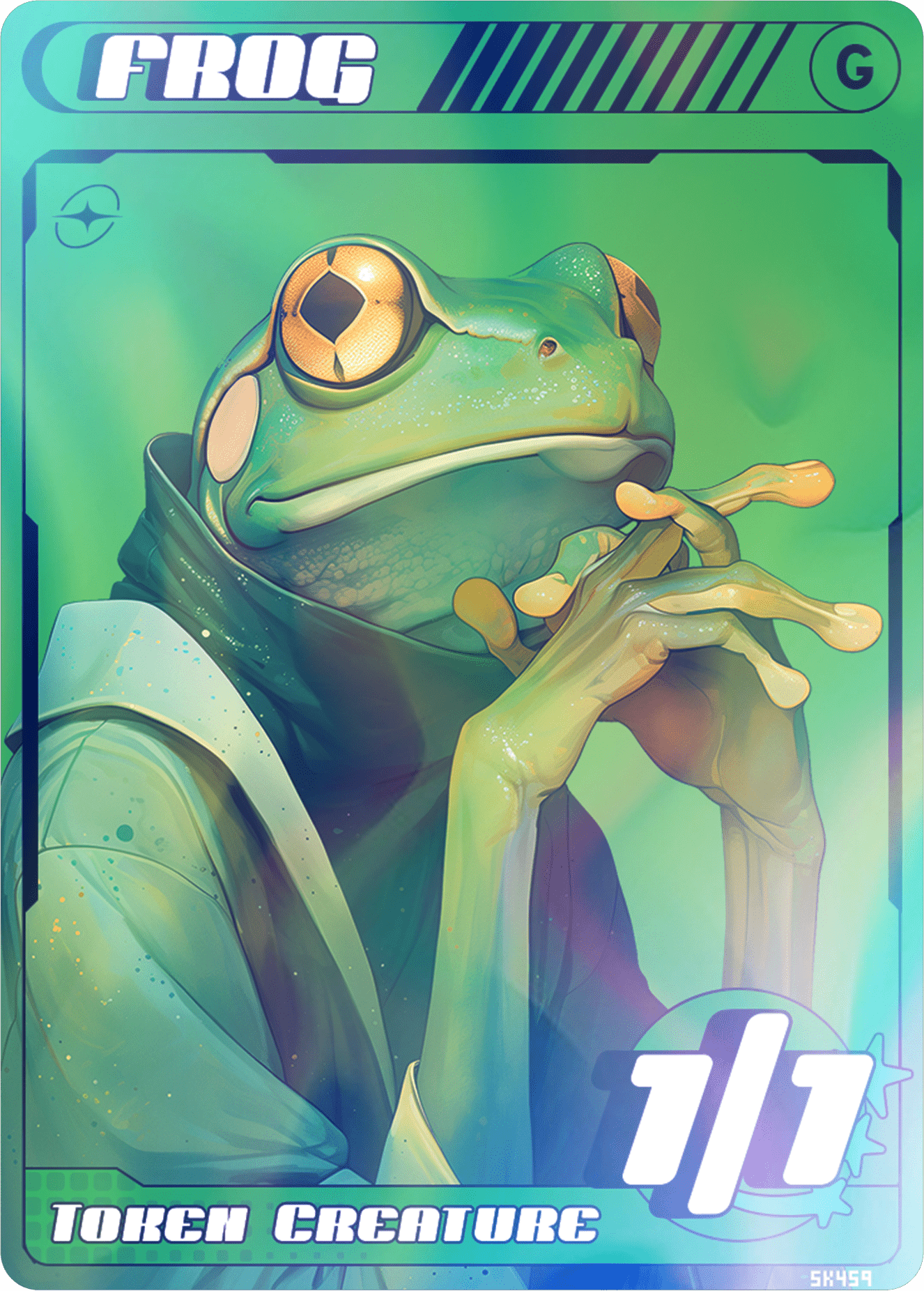 Frog Foil mtg Magic token – Alfies