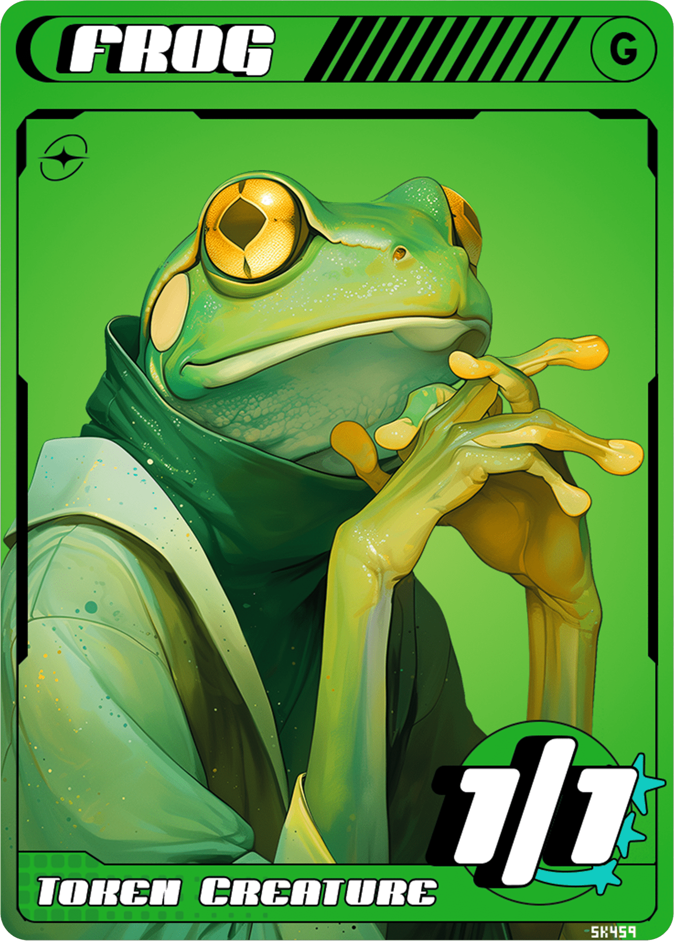 Frog mtg Magic token – Alfies