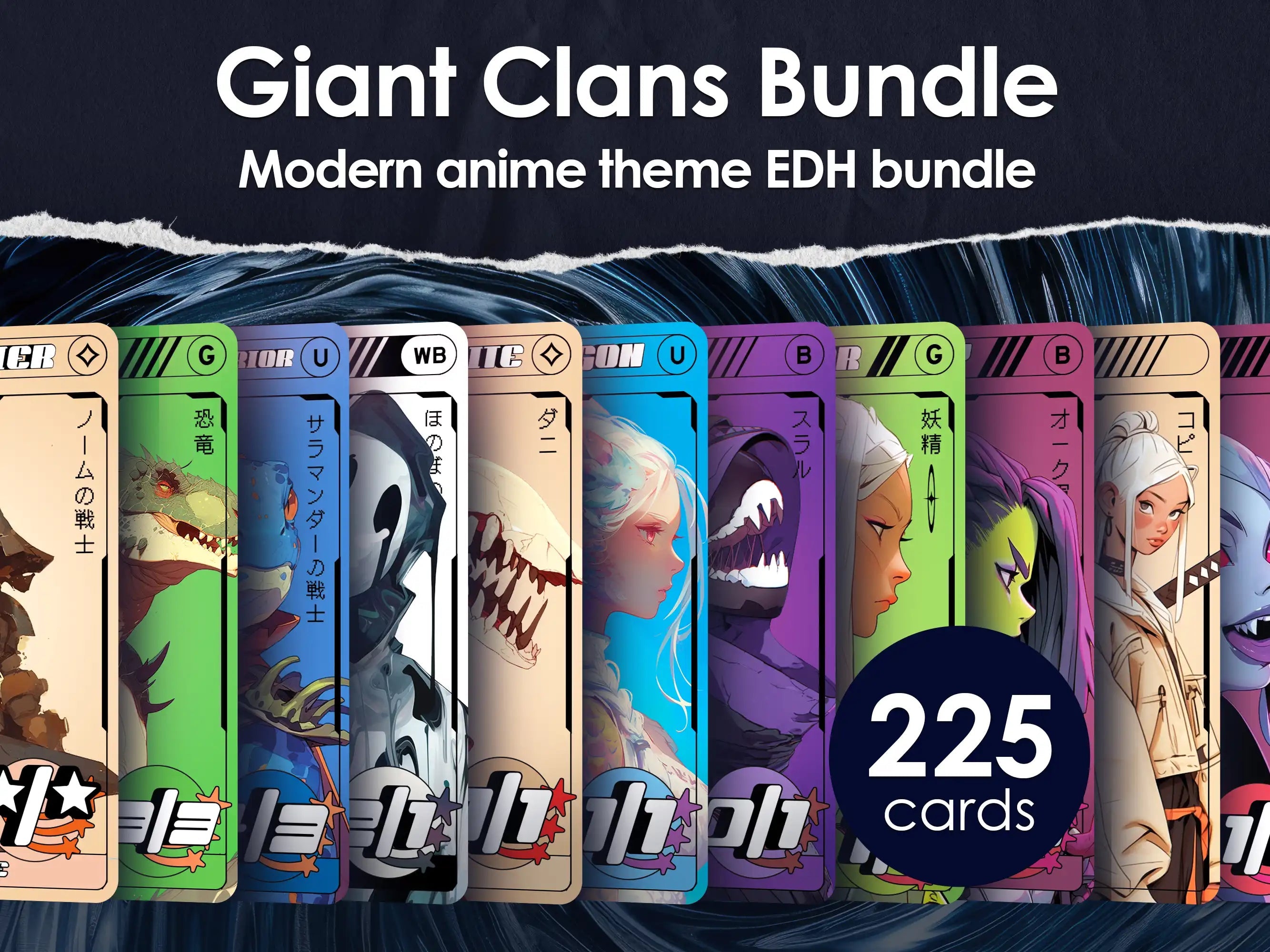 Giant Street Clans EDH Bundle 225 cards – Alfies