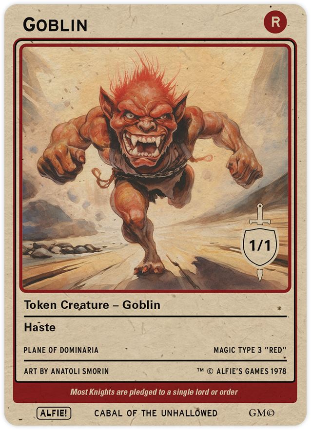 Goblin Haste Token – Alfies
