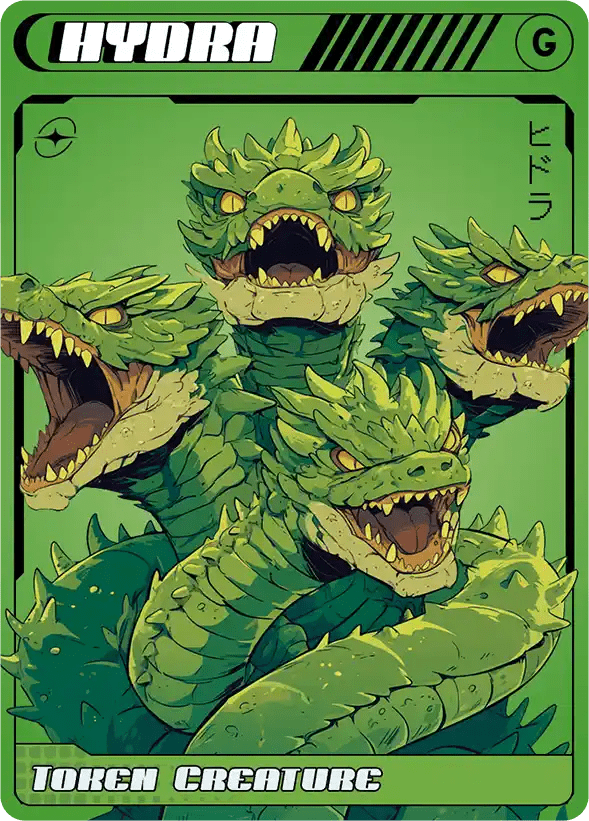 Hydra token Magic mtg | Custom Anime Style | Alfies!