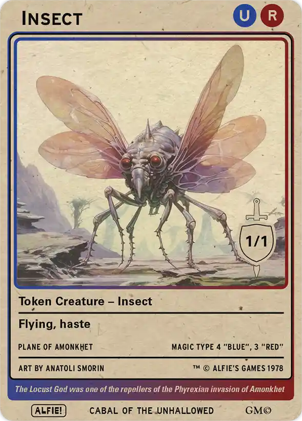 Insect 1/1 Blue Red – Alfies