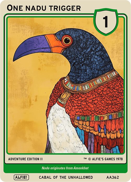 Nadu Triggers token Magic mtg | Custom Retro Style | Alfies!