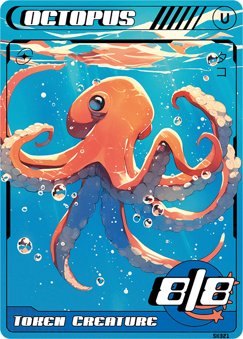Octopus magic mtg token – Alfies