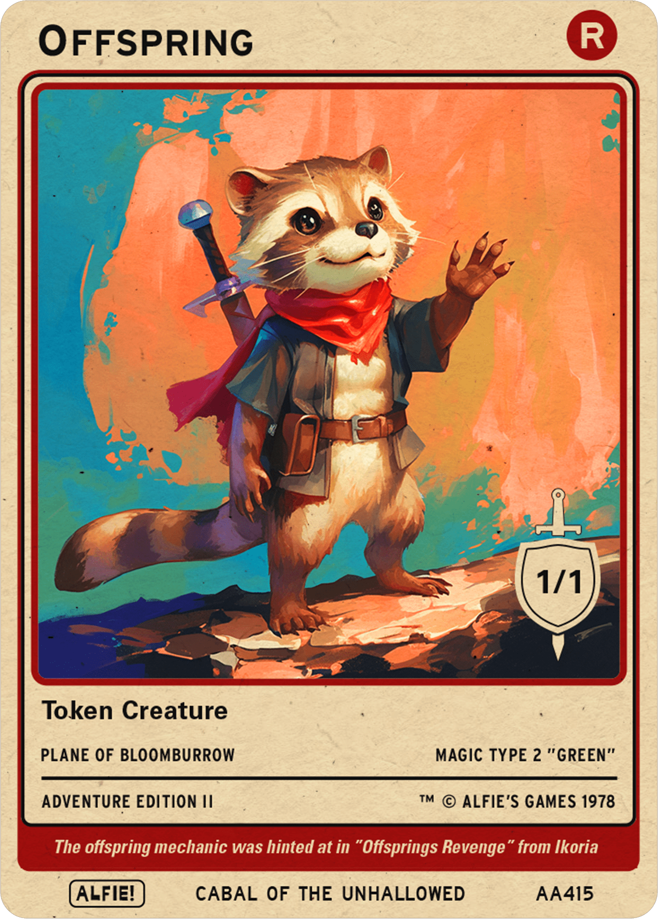 Offspring Magic mtg Token – Alfies