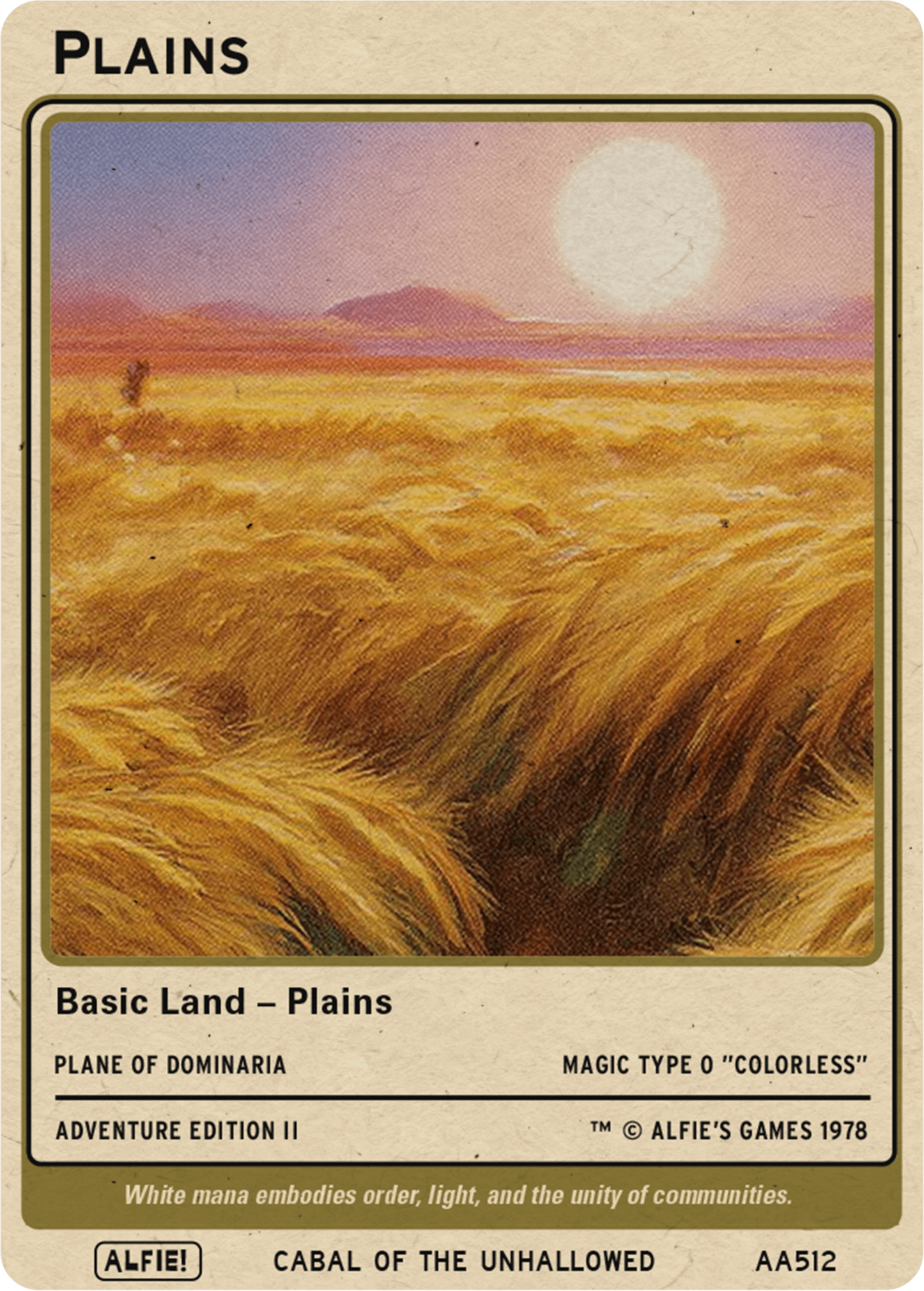 Plains (Basic Land) token mtg – Alfies