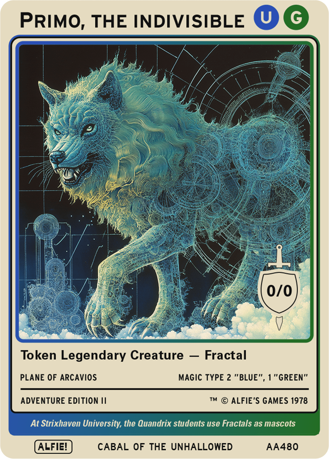 Primo mtg token Magic mtg | Custom Retro Style | Alfies!