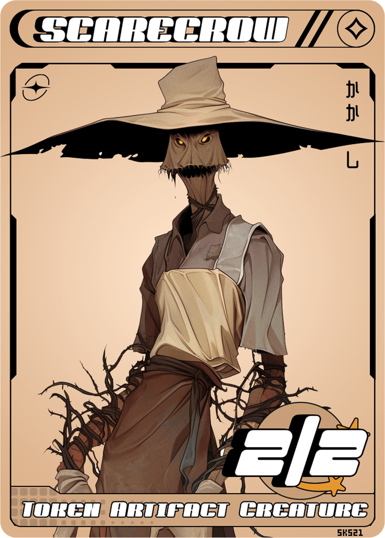 Scarecrow token Magic mtg | Custom Anime Style | Alfies!