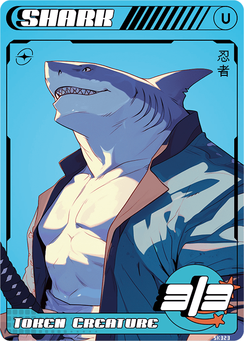 Shark magic mtg token – Alfies