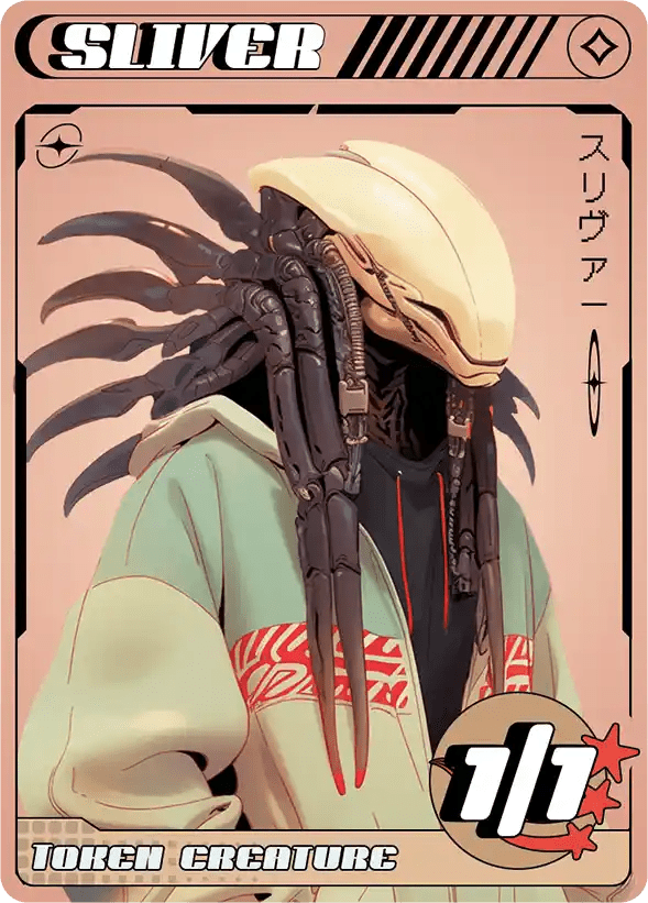 Sliver token Magic mtg | Custom Anime Style | Alfies!