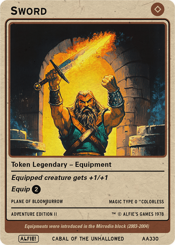 Sword Token – Alfies