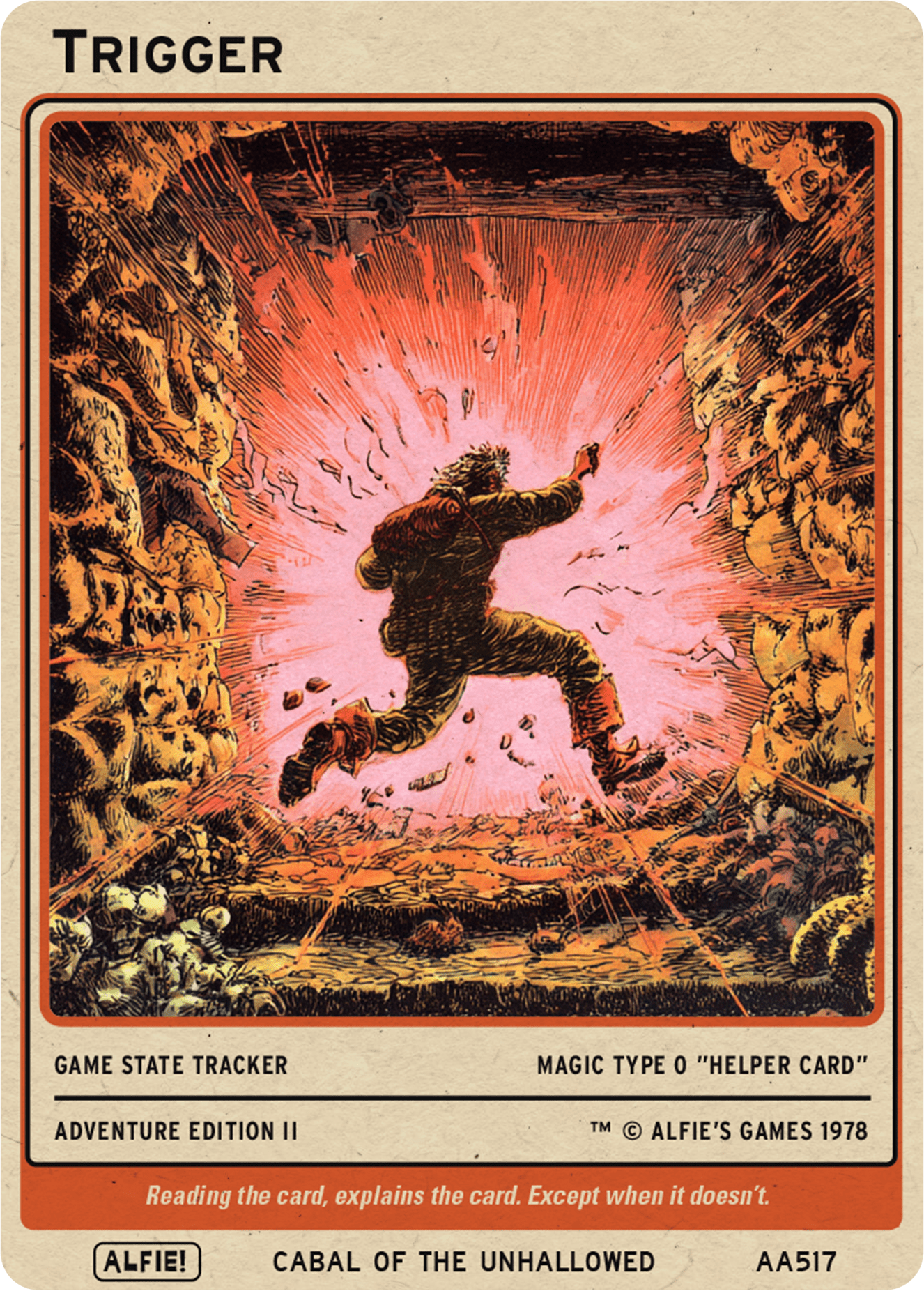 Trigger token token Magic mtg | Custom Retro Style | Alfies!